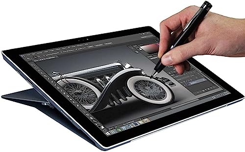Broonel Black Fine Point Digital Active Stylus Pen - Compatible with Dynabook Portégé X40L-K 14" Laptop