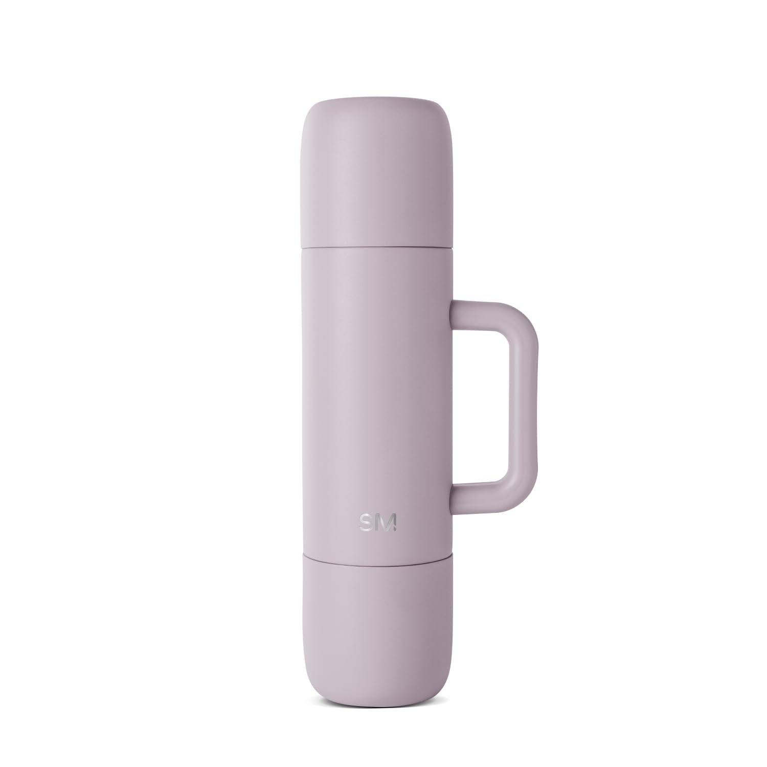 Simple Modern 36oz Insulated Hot Beverage Bottle with 2 Mugs | Travel Coffee Thermos for Hot Drinks | Twist and Pour Top | Commute, Travel, and Picnic Friendly | Roam Collection | Lavender Mist