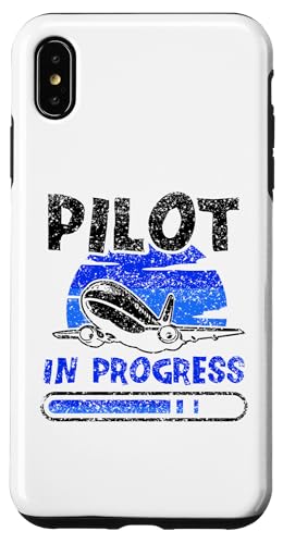 iPhone XS Max Pilot In Progress Airplane Aviator Aviation Case