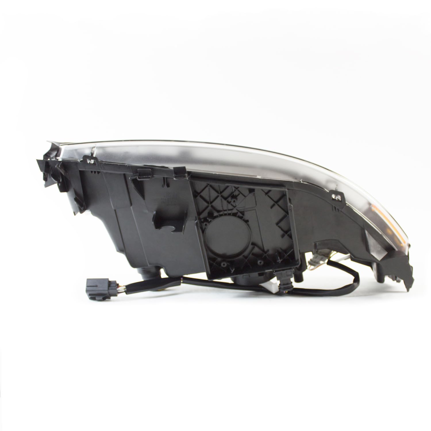 HEADLIGHTSDEPOT Left Driver Side Halogen Headlight Compatible With Volvo S60 2005-2009 CAPA Certified