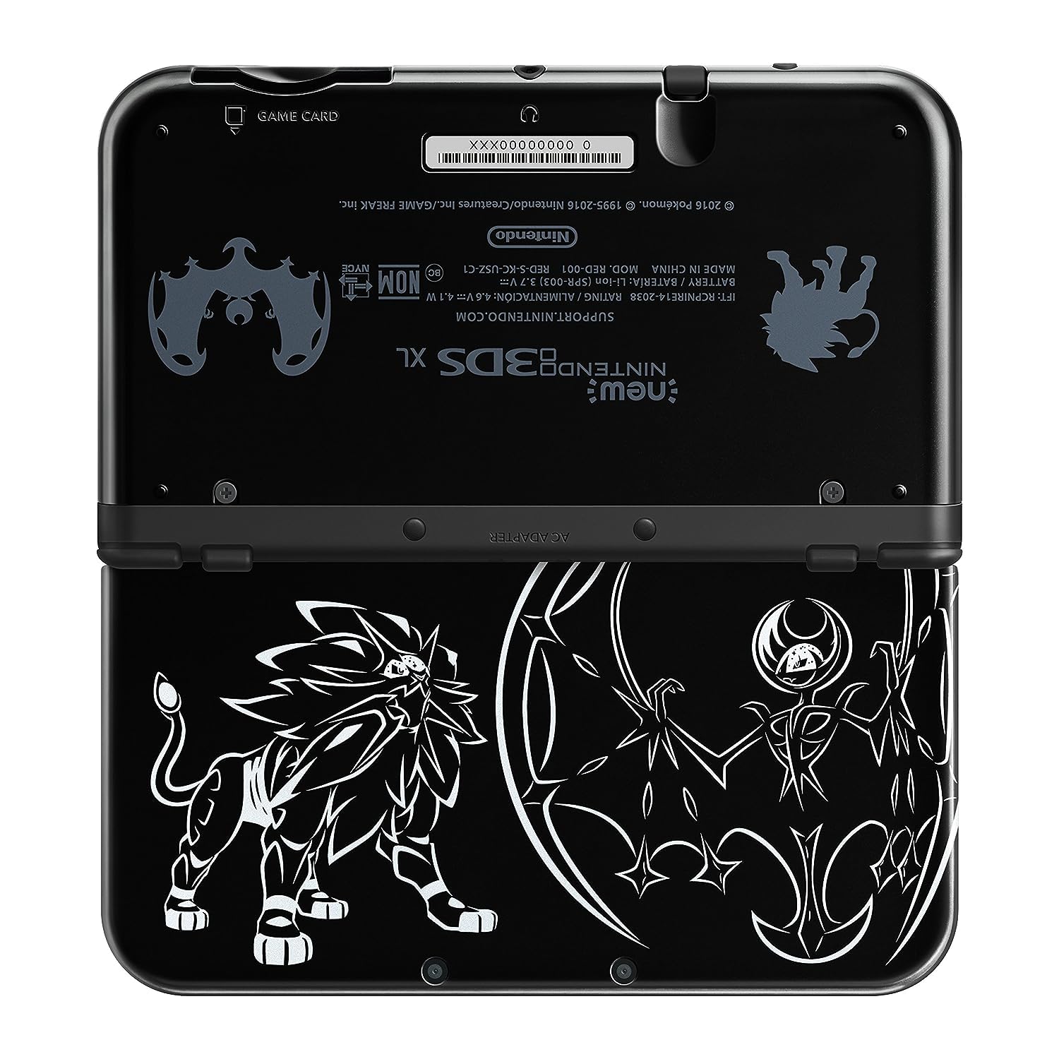 Black and White NEW3DS XL/NEW 3ds ll Console (used)