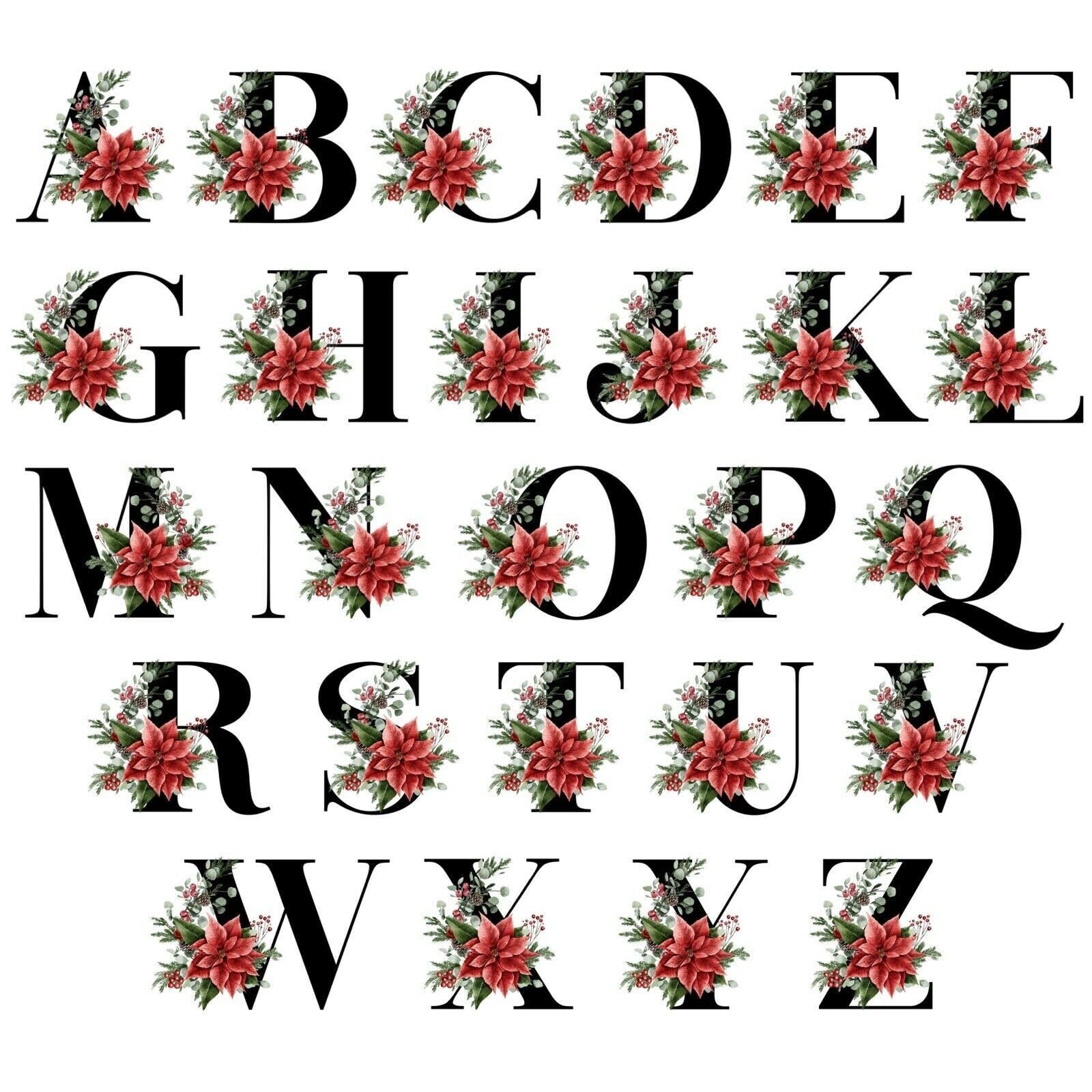 60 Personalized Merry Christmas 3/4" x 2.25" Return Address Labels Stickers Monogrammed