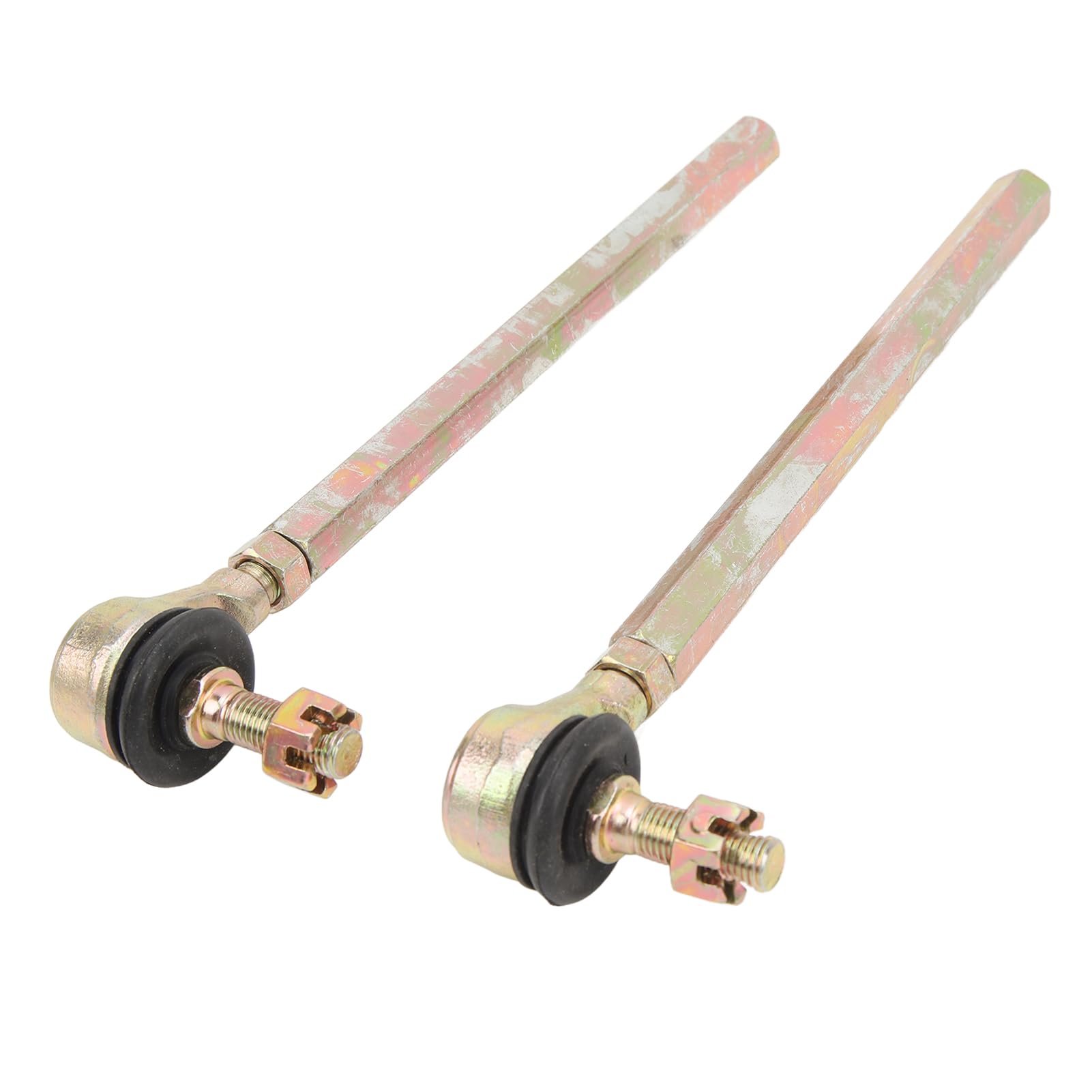 Tie Rod Head Joint, High Hardness Alloy Steel M10 10mm Forged Joint for 110cc 125cc 150cc 200cc Go Kart