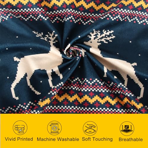 Sigmat Chair Cushion Washable Seat Cushion for Dining Room, Desk, Kitchen,Office 16"x16.5", 1 Pack, 2 Deers