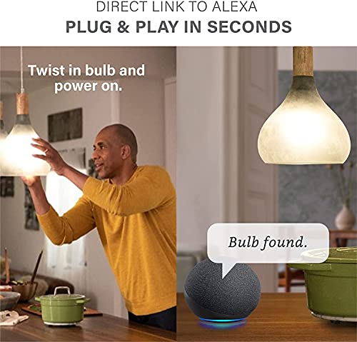 Sengled Alexa Light Bulb Bluetooth Mesh, Smart Bulbs That Work with Alexa Only, Dimmable LED Bulb E26 A19, 60W Equivalent Soft White 800LM, High CRI/Brightness, 6 Pack