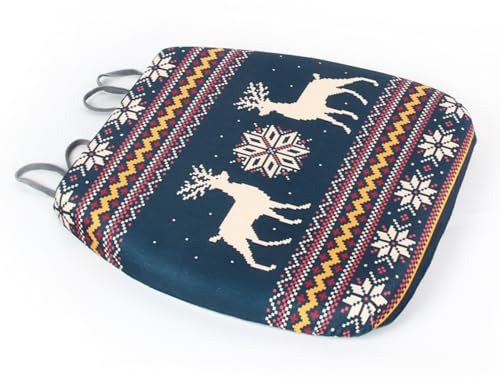 Sigmat Chair Cushion Washable Seat Cushion for Dining Room, Desk, Kitchen,Office 16"x16.5", 1 Pack, 2 Deers