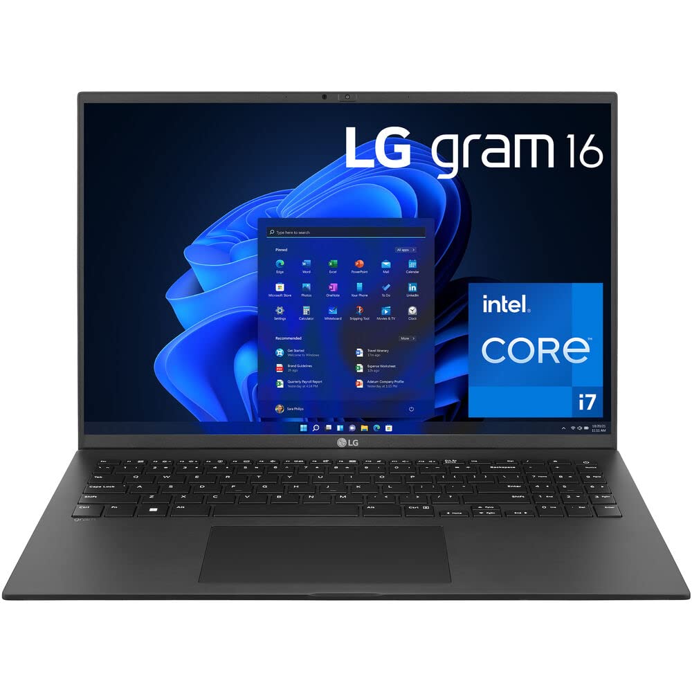 LG 2023 Gram 16 Pro 16β WQXGA IPS Ultra Laptop 12-Core Intel EVO i7-1360P NVIDIA GeForce RTX 3050 4GB GDDR6 32GB LPDDR5 4TB NVMe SSD 2xThunderbolt4 WiFi 6E HDMI Backlit KB Windows 11 Pro w/RE USB