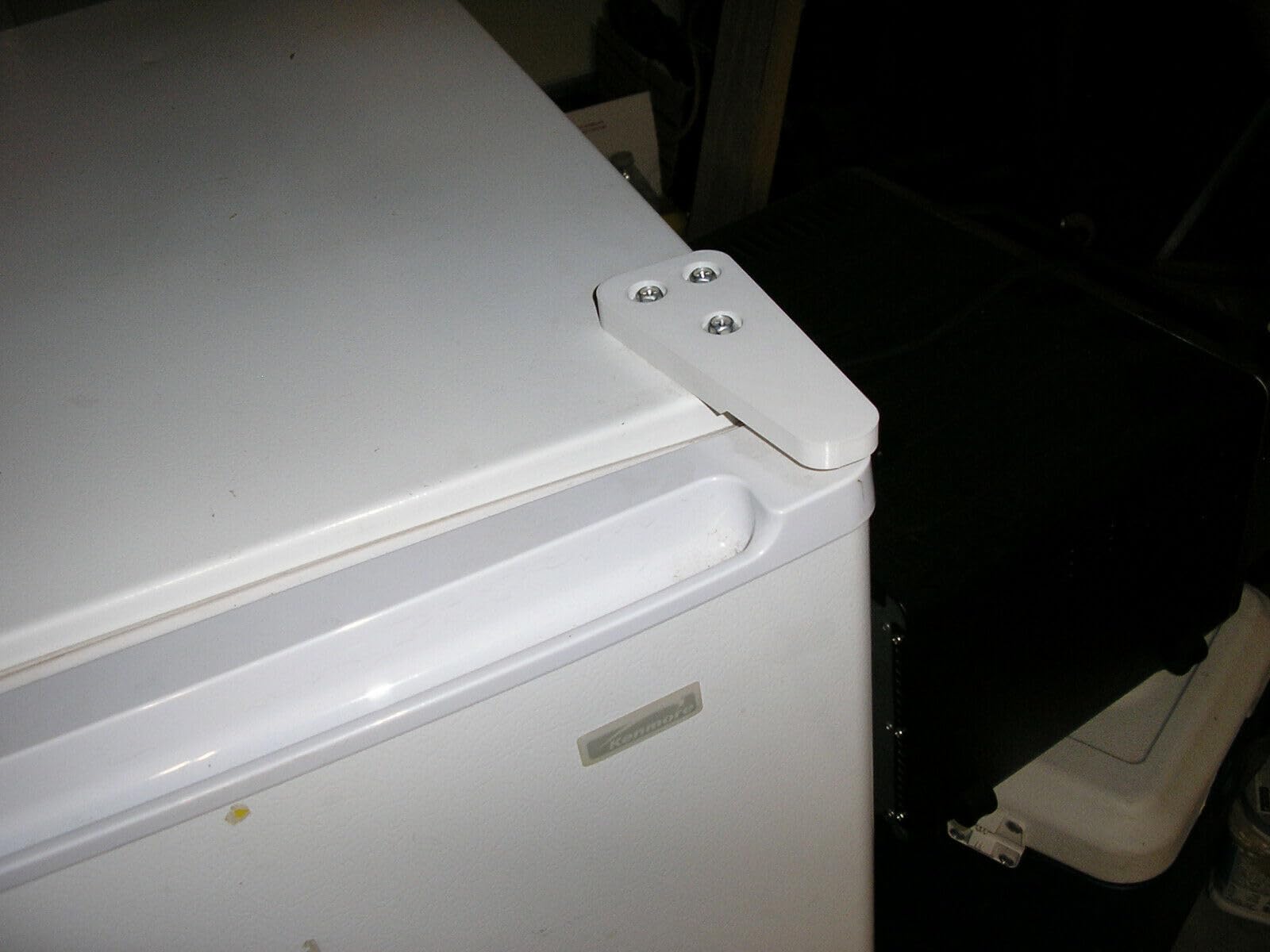 Mini Compact Freezer Top Hinge 302985 303001,Replacement for Kenmore OEM