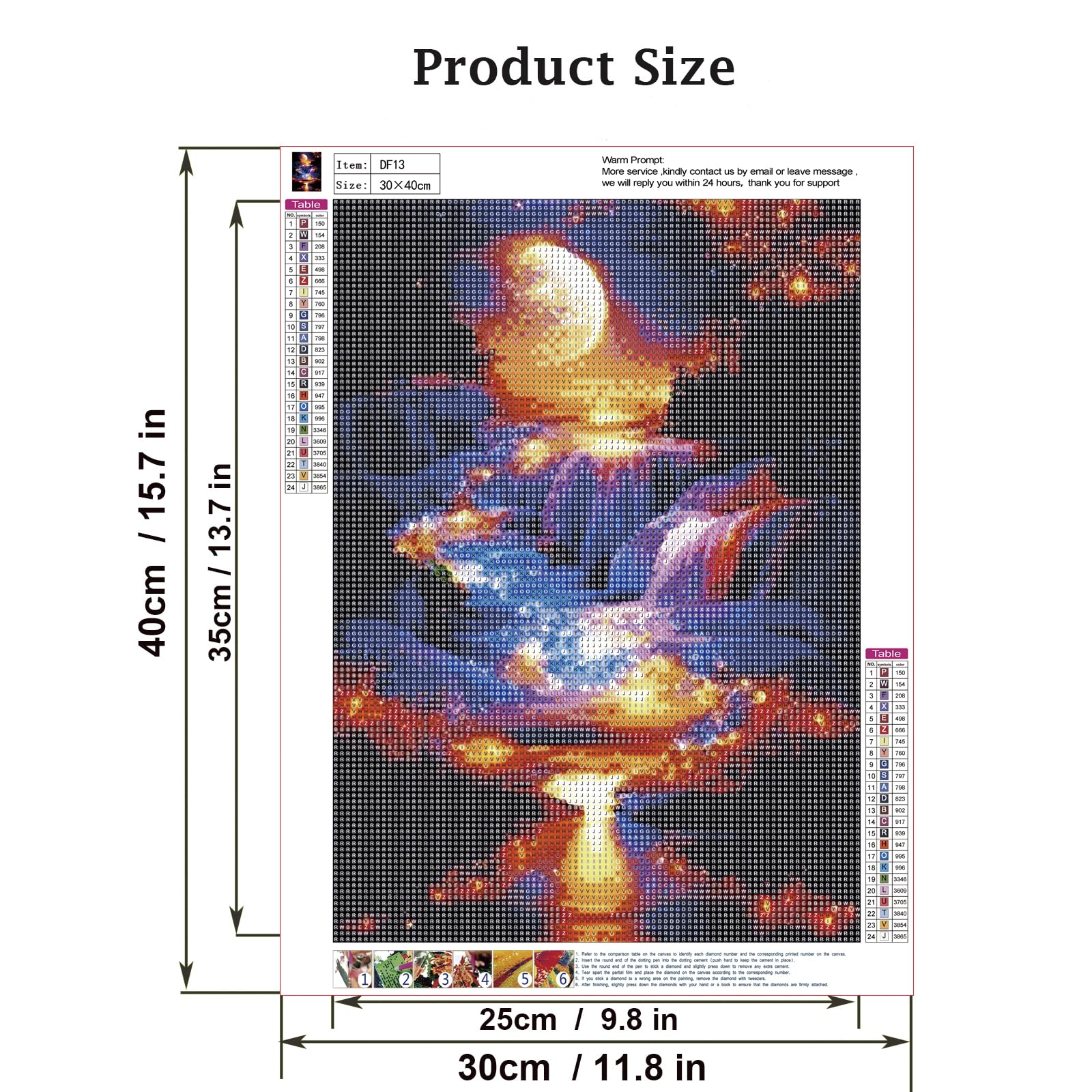 DIYDECORFUN Moonlight Waterfall Diamond Art Painting Kits for Adults, Landscape 5D Nature Scenery Diamond Art Kits for Beginner, Starry Night Diamond Dots Gem Art for Home Decor 12x16Inch