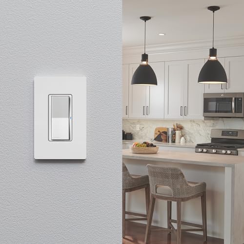 Lutron Pico Paddle Remote Wall-Mounting Kit for Wireless 3-Way Switch Applications w/Caseta Smart Dimmer Switches, Includes Remote, Wallbracket, Wallplate, and Wire Label Stickers, PJ2W-P2B-WH,White