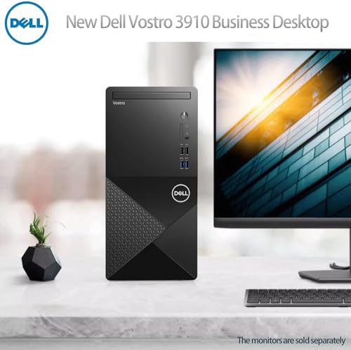 Dell Vostro 3000 Series 3910 Business Desktop | Intel Core i7-12700 | 32GB RAM | 1TB SSD | HDMI | DP | Wired Keyboard&Mouse | Wi-Fi 6 | Windows 11 Pro
