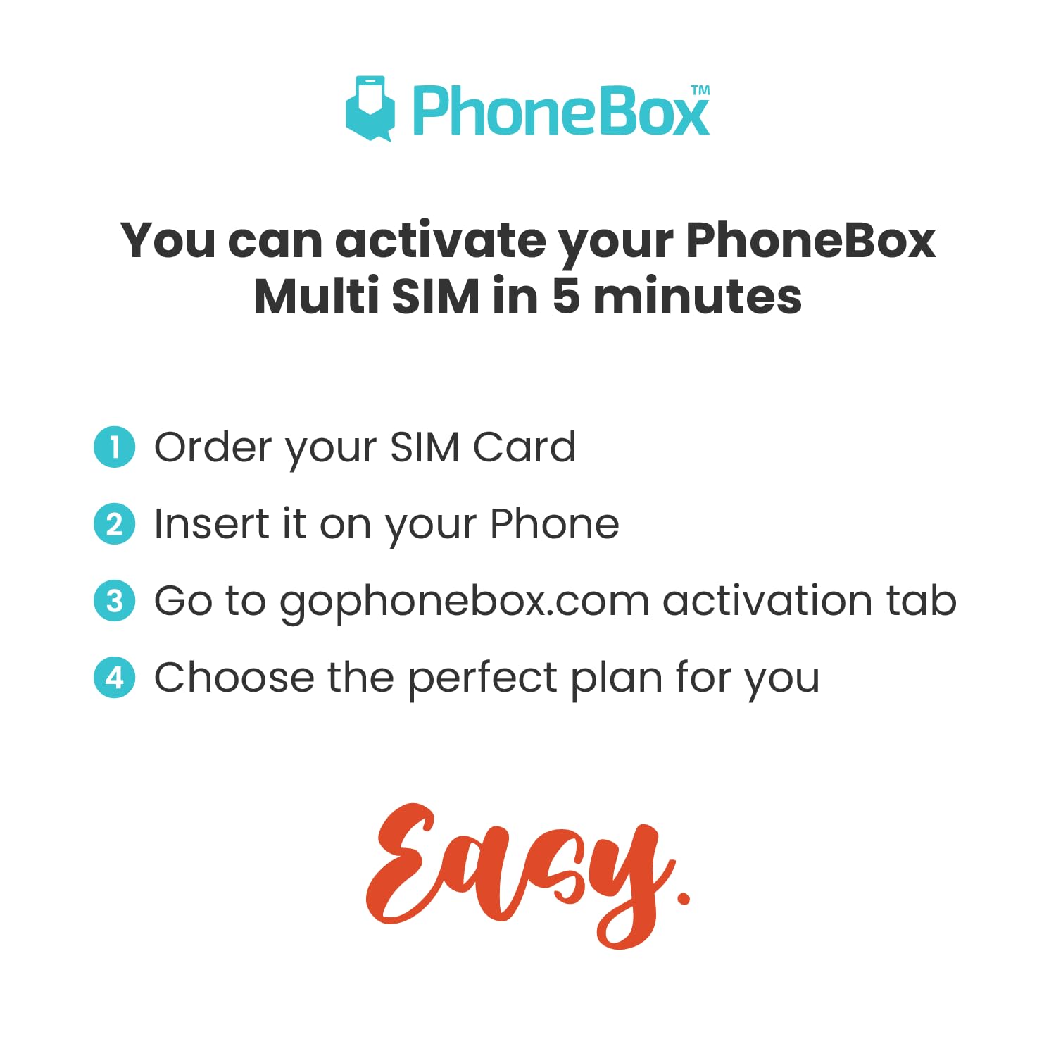 PhoneBox Canada Monthly SIM Card with International Calls! | Choose from 15GB, 30GB, or 50GB | No Contracts! Affordable Plans! Talk, Text, Data