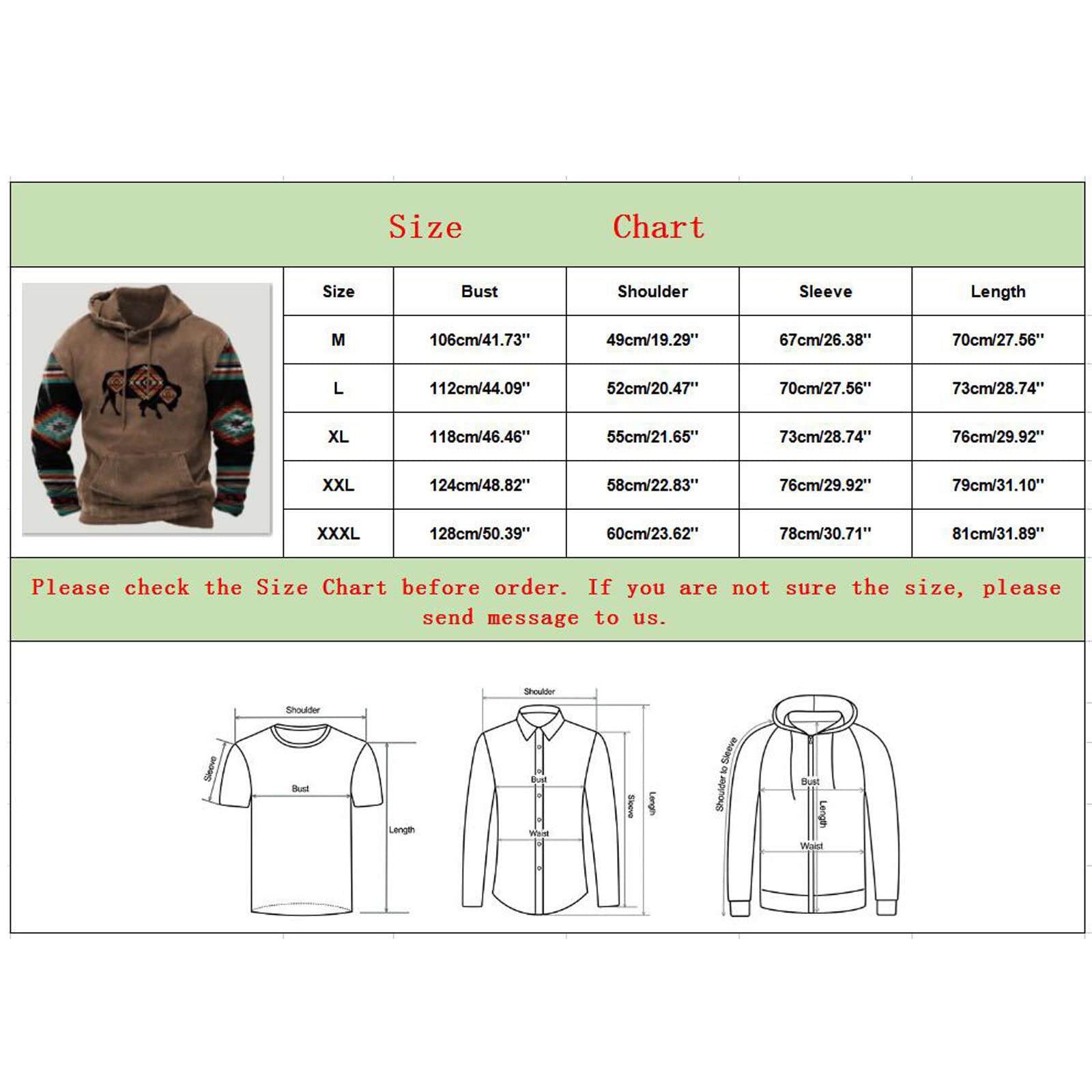 Muscularfit Mens Hoodies Pullover Lightweight Western Aztec Ethnic Hooded Sweatshrits Casual Slim Ethnic Print Graphic Hoodie