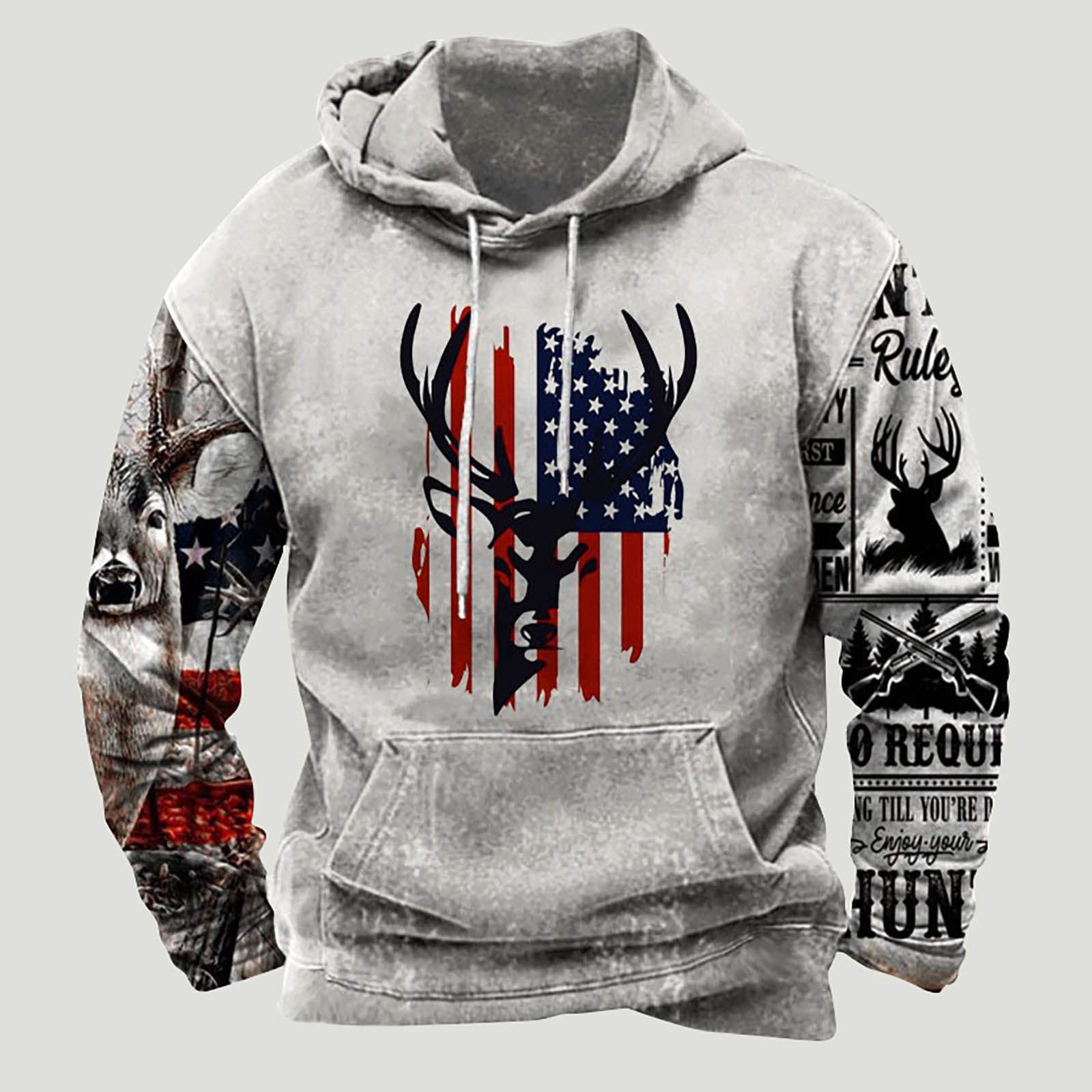 Muscularfit Mens Hoodies Pullover Lightweight Western Aztec Ethnic Hooded Sweatshrits Casual Slim Ethnic Print Graphic Hoodie