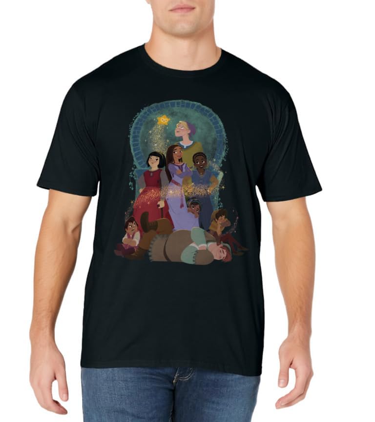 Disney Wish Asha and Her Friends with Star T-Shirt
