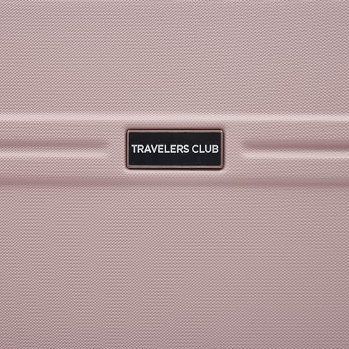 Travelers Club Skyline Spinner Luggage, Filmy, 22-Inch Carry-On