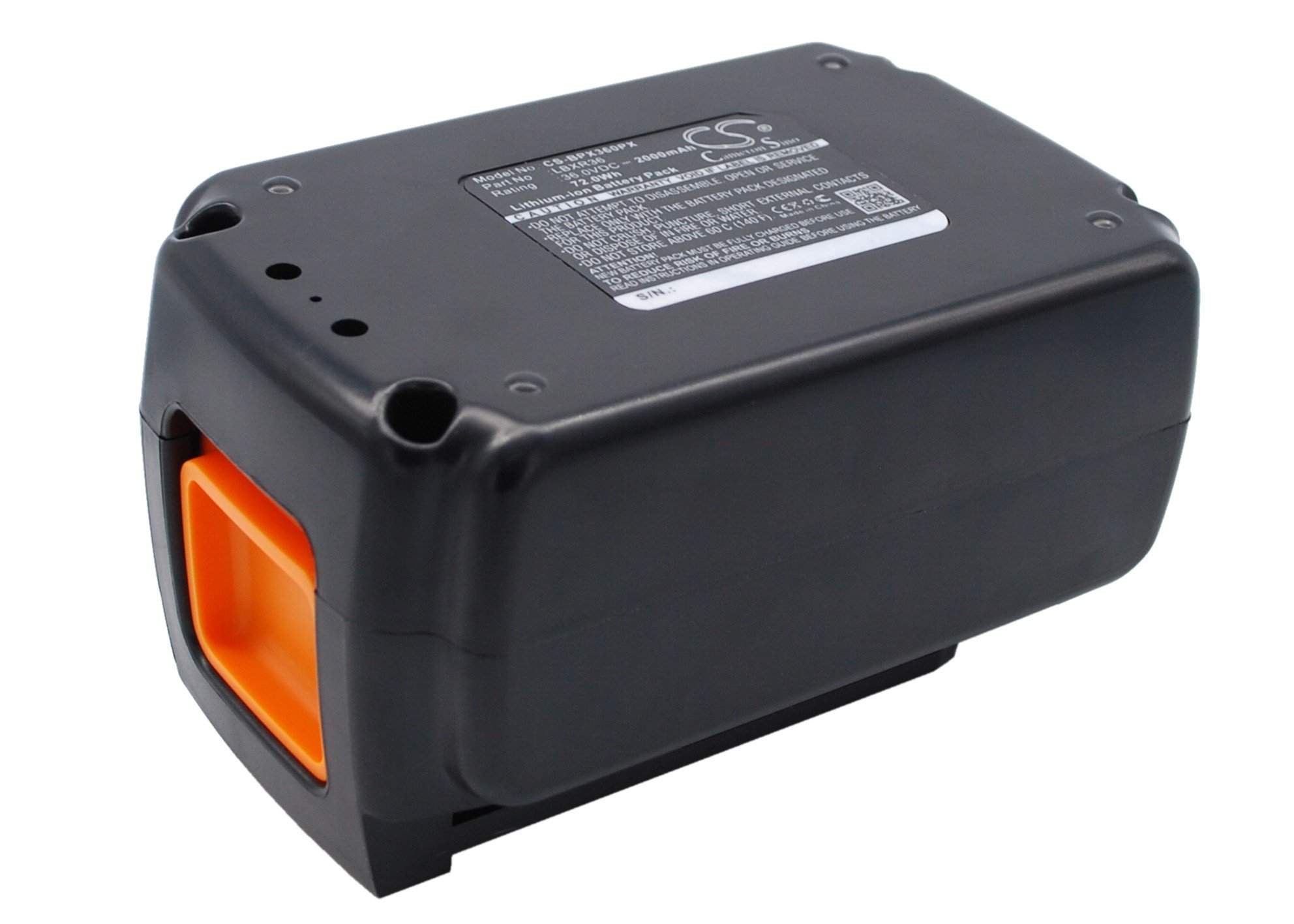 Cameron Sino New 2000mAh Battery for 40V MAX 12 in Cordless Chainsa, 40V MAX 22 in Cordless Hedge T, 40V MAX 24 in POWERCUT Cordles, 40V MAX 24 inch Cordless Hedge, 40V MAX Cordless 20 in Mower