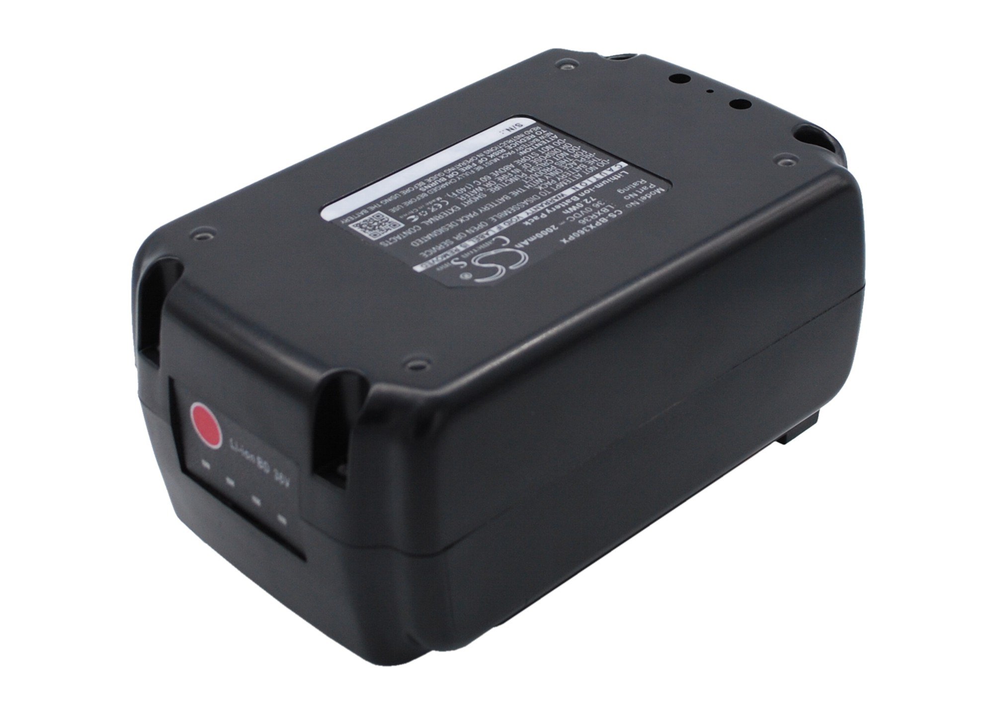 Cameron Sino New 2000mAh Battery for 40V MAX 12 in Cordless Chainsa, 40V MAX 22 in Cordless Hedge T, 40V MAX 24 in POWERCUT Cordles, 40V MAX 24 inch Cordless Hedge, 40V MAX Cordless 20 in Mower