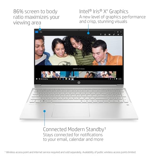 HP 2023 Newest Pavilion Laptop for Business, 15.6" FHD Touchscreen, Intel Core i5-1335U(up to 4.6GHz, Beats i7-1270P) 64GB RAM, 1TB SSD, Intel Iris Xe Graphics, Wi-Fi 6, Webcam, Windows 11 Home
