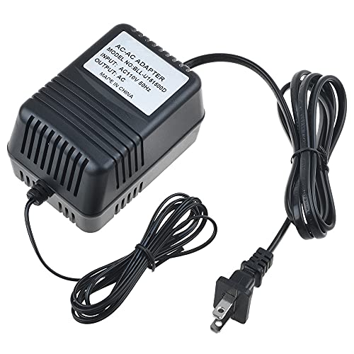 J-ZMQER 12V AC/AC Adapter Compatible with Gameboy Advance SP Neon Wall Clock 12VAC Power Supply Cord Cable PS Wall Home Battery Charger Mains PSU (with Barrel Round Plug Tip.)