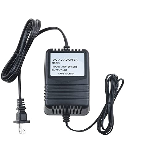 J-ZMQER 12V AC/AC Adapter Compatible with Gameboy Advance SP Neon Wall Clock 12VAC Power Supply Cord Cable PS Wall Home Battery Charger Mains PSU (with Barrel Round Plug Tip.)