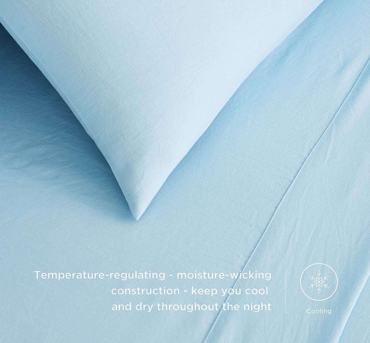 Chezmoi Collection Stone Washed Full Size Sheet Set - 4-Piece Extra Soft Breathable Wrinkle & Fade Resistant 14-Inches Deep Pocket Sheets & Pillowcases Set - Full, Chambray Blue