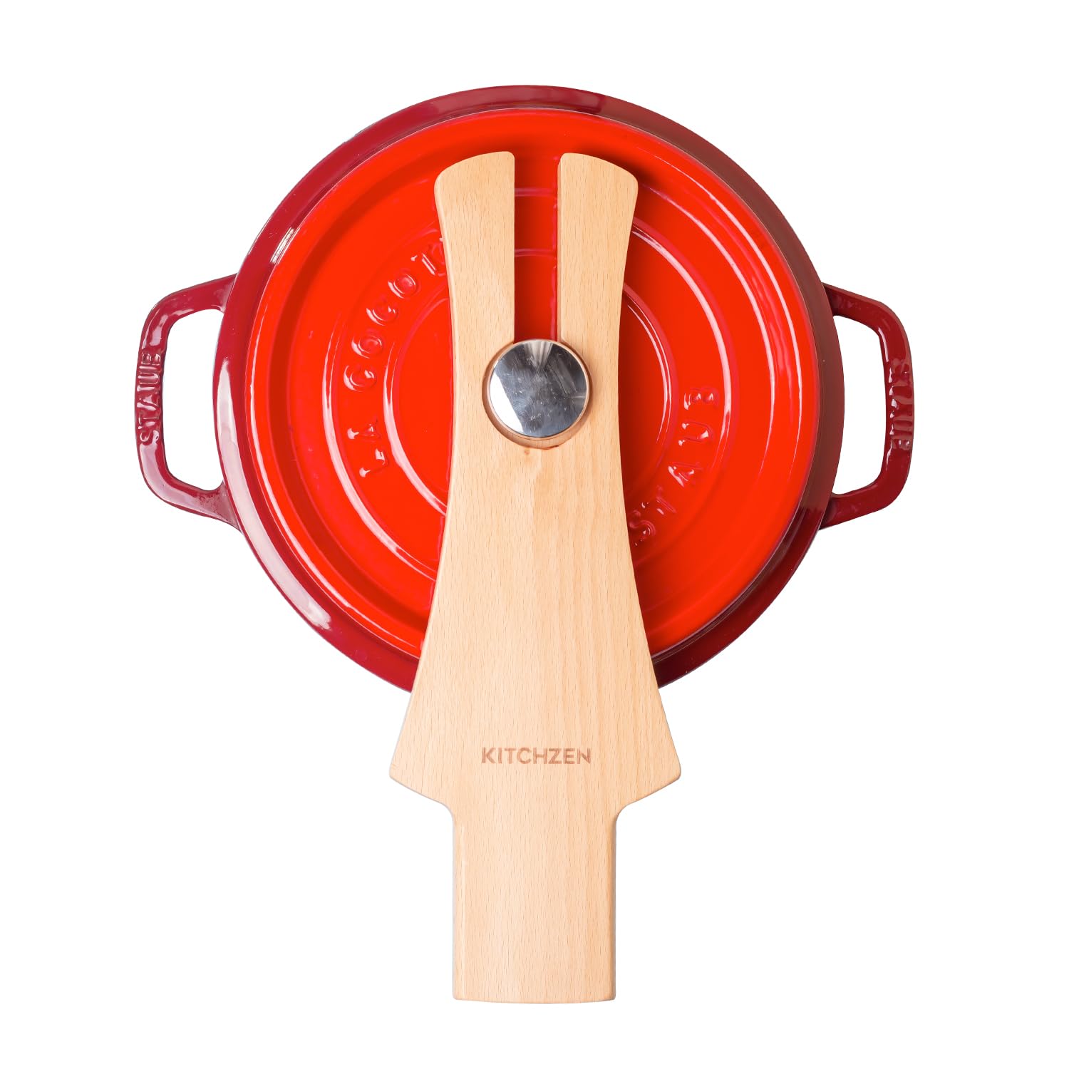 Dutch Oven Pot Lid Holder - Convenient Kitchen Accessory for Dutch Ovens and Cast Iron Skillets - Keep Your Lids Handy (an odd one)