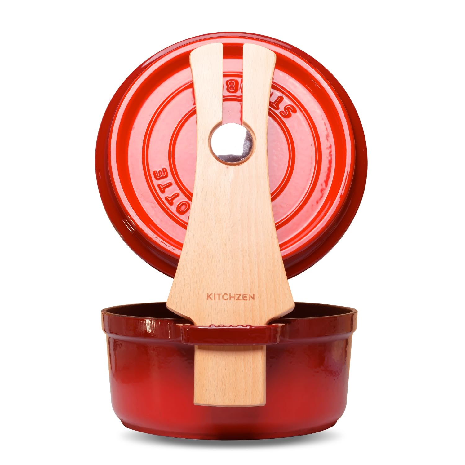 Dutch Oven Pot Lid Holder - Convenient Kitchen Accessory for Dutch Ovens and Cast Iron Skillets - Keep Your Lids Handy (an odd one)