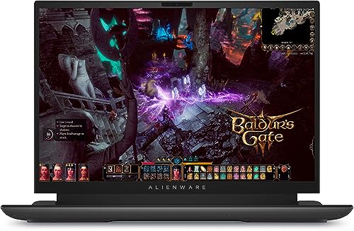 Dell Alienware m18 Laptop (2023) | 18" 1920x1200 FHD+ 480Hz | Core i7-13700HX - 2TB SSD + 2TB SSD Hard Drive - 16GB RAM - Nvidia GeForce RTX 4060 | 16 cores @ 5 GHz - 8GB GDDR6 Win 11 Pro Black