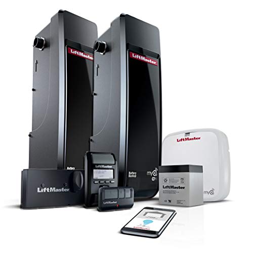 LIFTMASTER 8500W Two-Pack JACKSHAFT Garage Door Opener MYQ Enabled WiFi and Battery Installed âŚâŚ
