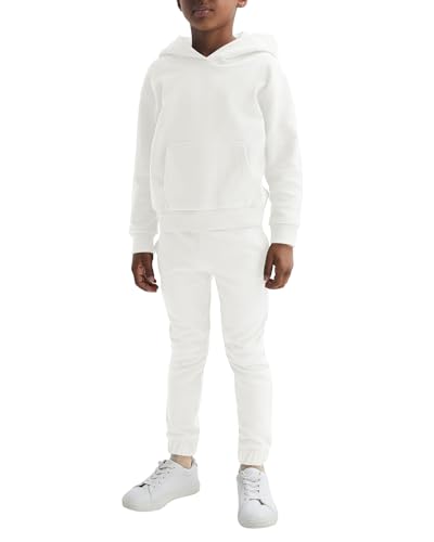 Haloumoning Boys 2 Piece Outfits Sweatsuits Long Sleeve Pullover Hoodie and Sweatpants Tracksuit Set 5-14 Years