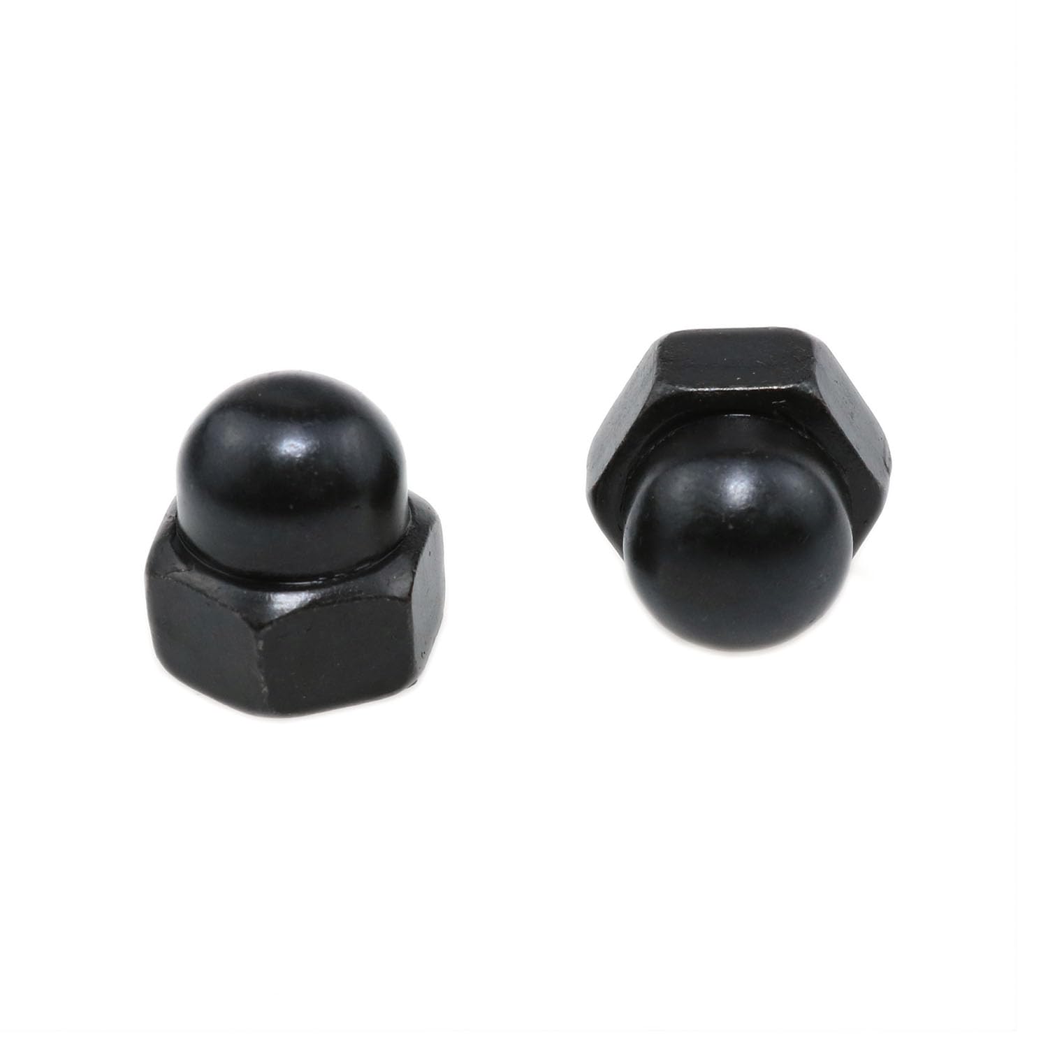 Meuey Lyot Black Stainless Steel Female Hexagon Socket Nuts Decorative Nuts Nut Covers M6 Acorn Nuts-30PCS