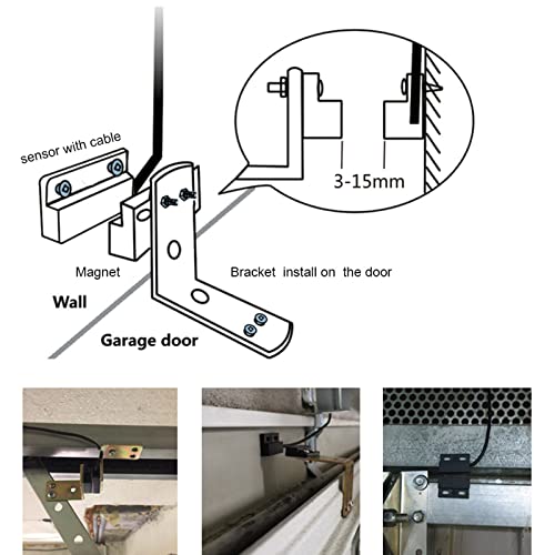 Universal Smart Wi-Fi Garage Door Wireless Remote, WiFi Garage Door Opener,myq Garage Door Opener,Compatible with Amazon Alesxa, Google Assistant