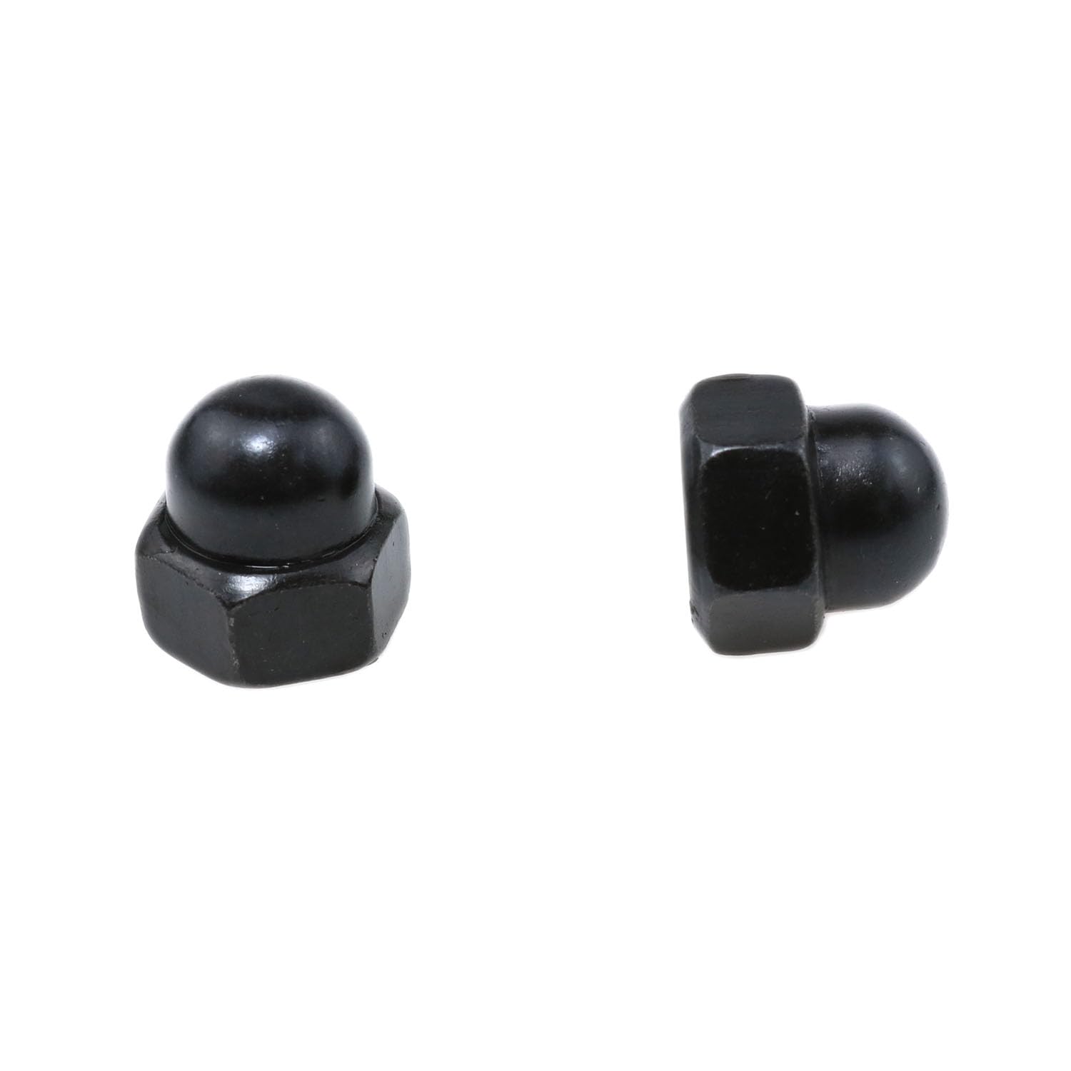 Meuey Lyot Black Stainless Steel Female Hexagon Socket Nuts Decorative Nuts Nut Covers M6 Acorn Nuts-30PCS