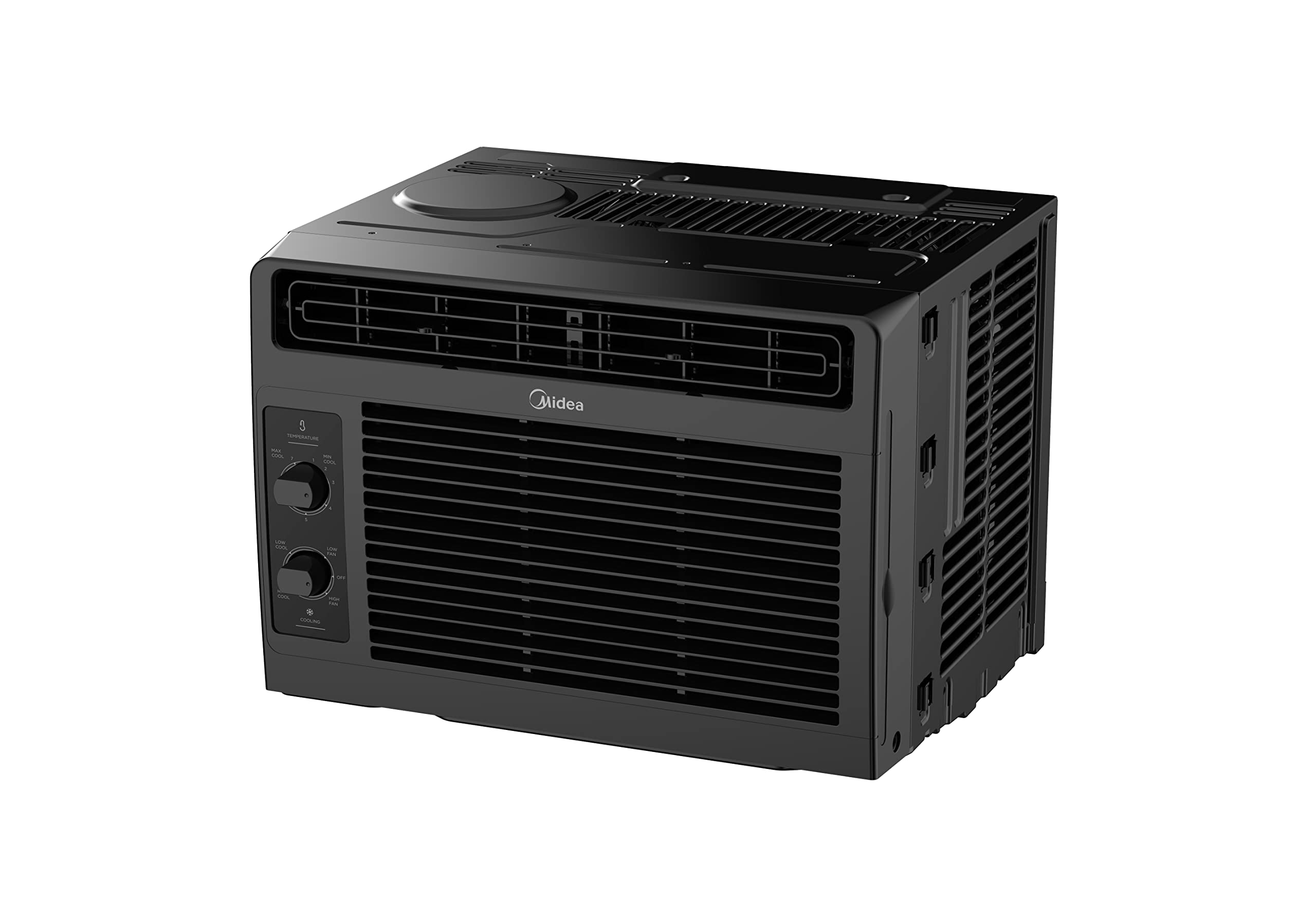 Midea 5,000 BTU 115V Mechanical Window Air Conditioner, Black (Renewed)