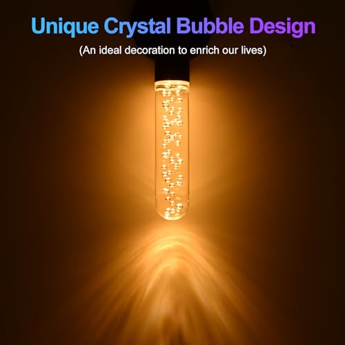 EGARNGY Motion Sensor Night Lights Indoor with Powerful Magnetic, 3 Colors/Acrylic Bubble Crystal Wall Sconce, Rechargeable Battery LED Wall Lights for Hallway/Stairway/Bedroom/Bathroom (1Pcs)