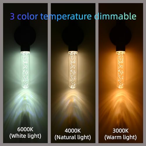 EGARNGY Motion Sensor Night Lights Indoor with Powerful Magnetic, 3 Colors/Acrylic Bubble Crystal Wall Sconce, Rechargeable Battery LED Wall Lights for Hallway/Stairway/Bedroom/Bathroom (1Pcs)