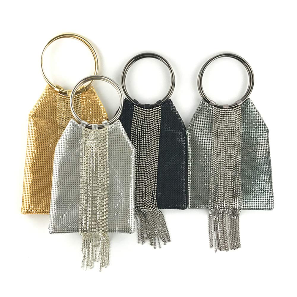 Upgrade Rhinestone Evening Bag Silver Clutch Sparkly Diamond Purse for Women Party Club Wedding bags
