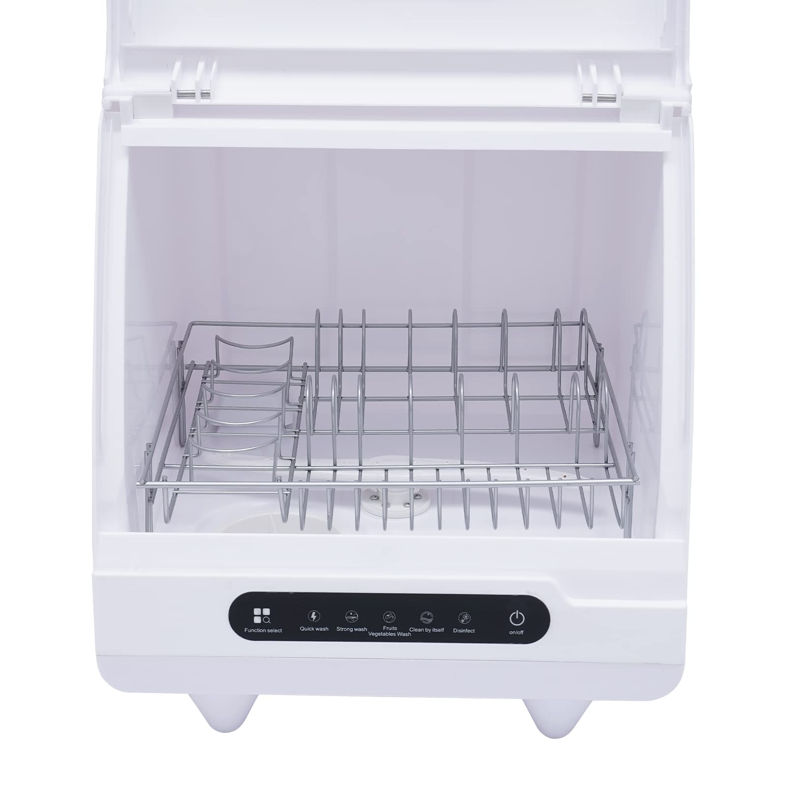 Portable Countertop Dishwasher, Mini Dishwashers with 5 Washing Programs & Air-dry Function, Automatic Deep Heating Cleaning Machine for Small Apartments, Offices, Dorms, Kitchen & RVs