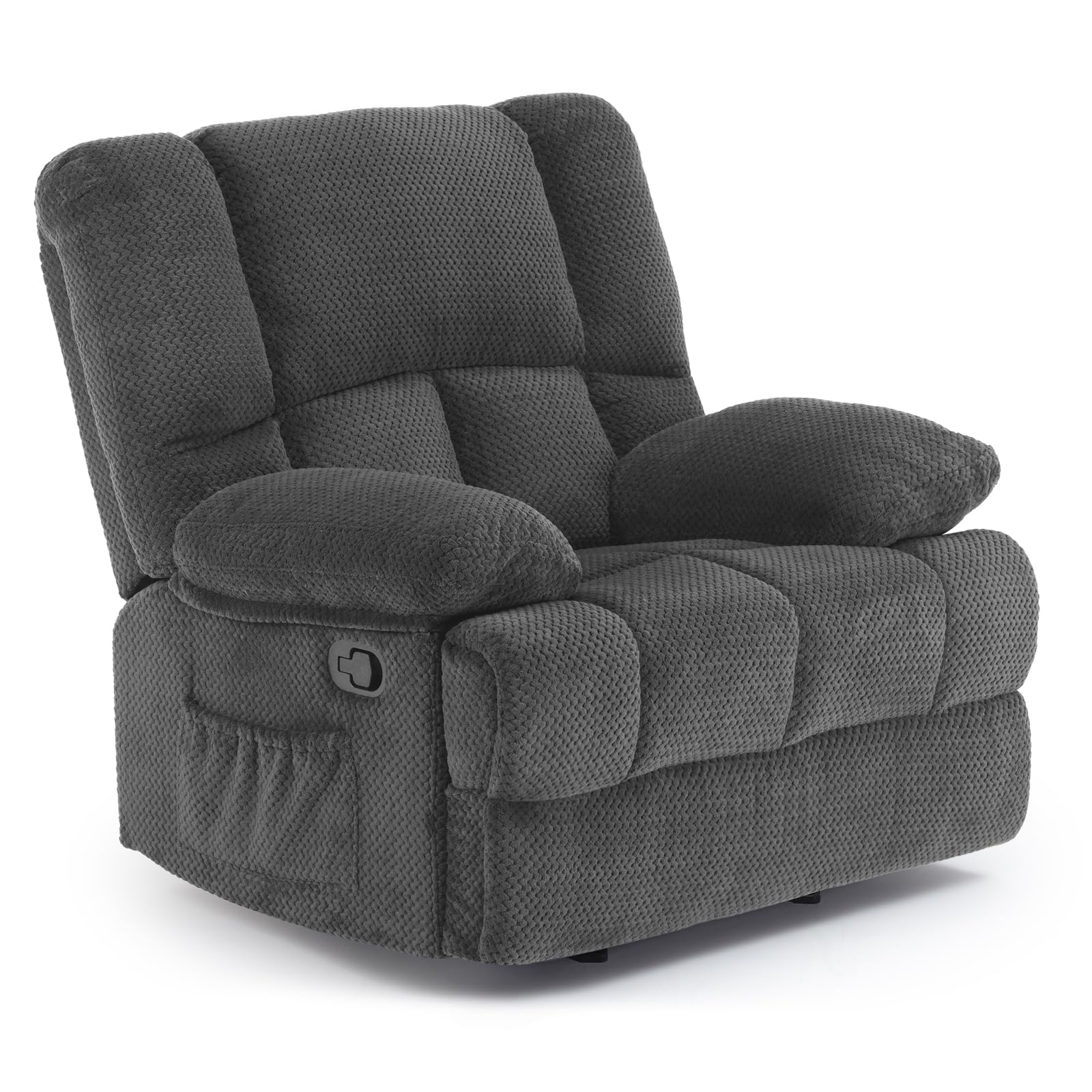 STARY Rocker Recliner Sofa Living Room Chair for Adults, Grey