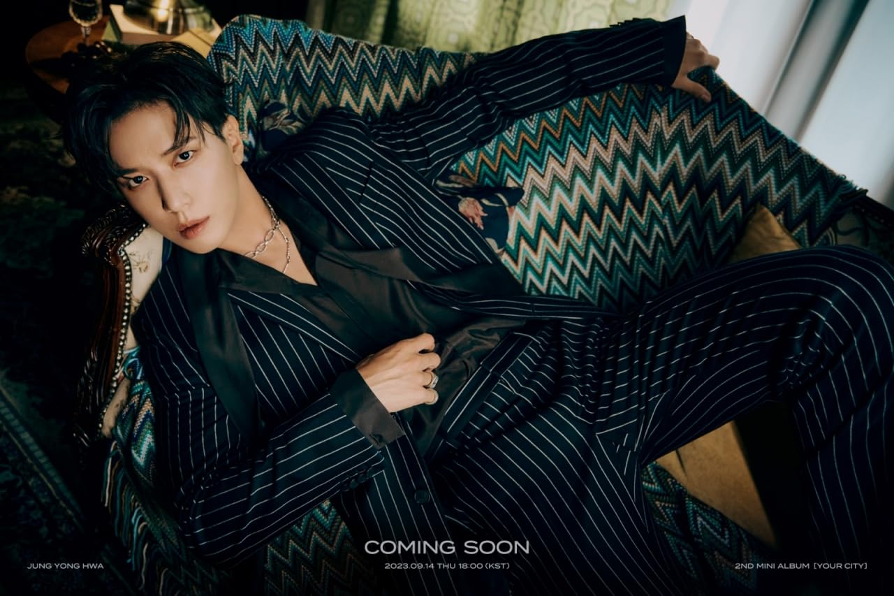 CNBLUE Jung Yonghwa Your City 2nd Mini Album Random Version CD+96p PhotoBook+1p PostCard+1p Polaroid+1ea Bookmark+1p Selfie PhotoCard+Tracking Sealed