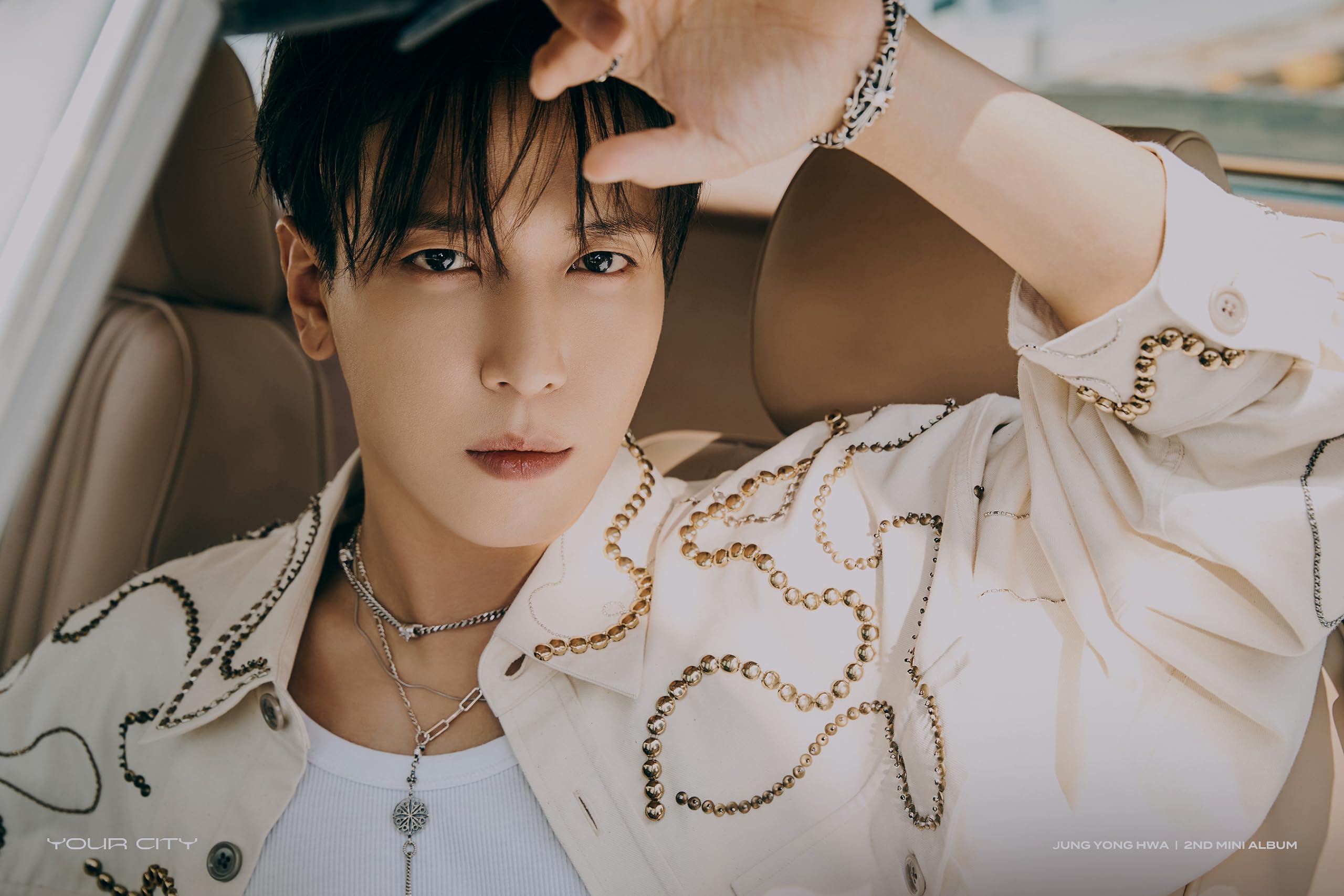 CNBLUE Jung Yonghwa Your City 2nd Mini Album Random Version CD+96p PhotoBook+1p PostCard+1p Polaroid+1ea Bookmark+1p Selfie PhotoCard+Tracking Sealed