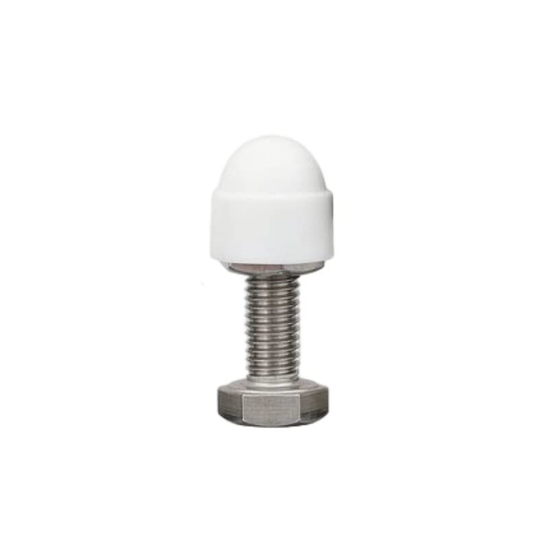 Idomin 10pcs Acorn Nuts M4 M5 M6 M8 M10 M12 White Plastic Decorative Cap Blind Nuts Caps Covers Hex Dome Acorn Nut (Size : M8)