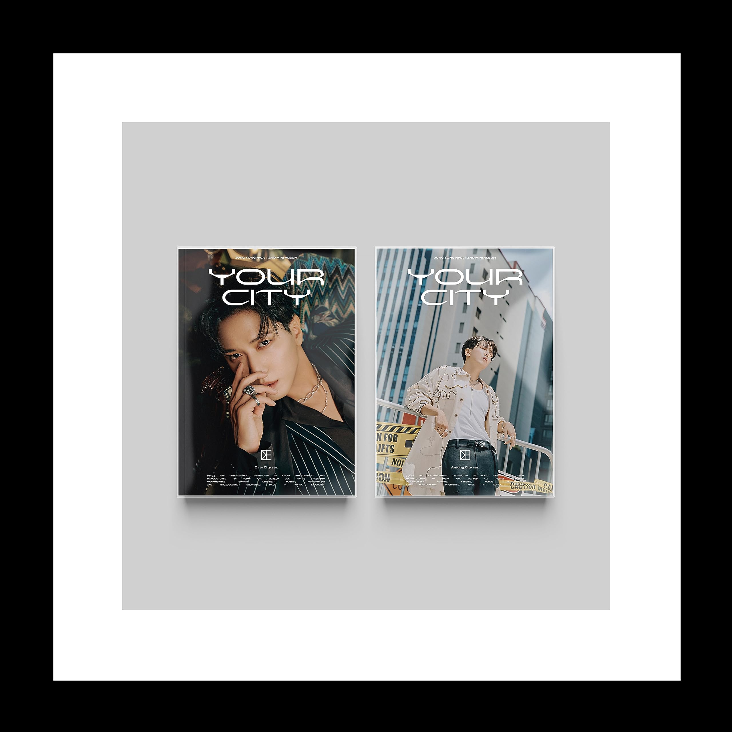 CNBLUE Jung Yonghwa Your City 2nd Mini Album Random Version CD+96p PhotoBook+1p PostCard+1p Polaroid+1ea Bookmark+1p Selfie PhotoCard+Tracking Sealed