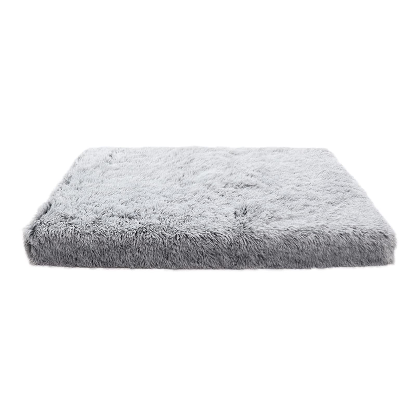 Square Long Plush Warm Dog Bed with Zipper Cat Mats Pet Kennel Warm Sleeping for Pet Washable Dogs Cats Sofa Bed