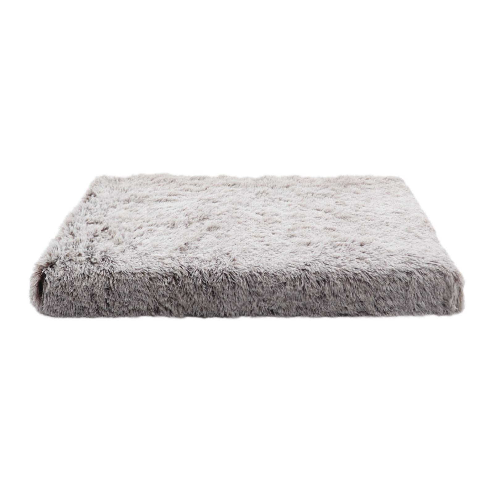 Square Long Plush Warm Dog Bed with Zipper Cat Mats Pet Kennel Warm Sleeping for Pet Washable Dogs Cats Sofa Bed