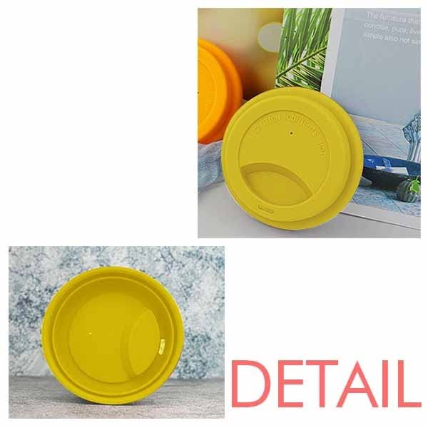 PUROXX K Alphabet Orange Fruit Cute Pattern Coffee Tea Mug Pottery Cup Yellow Lid