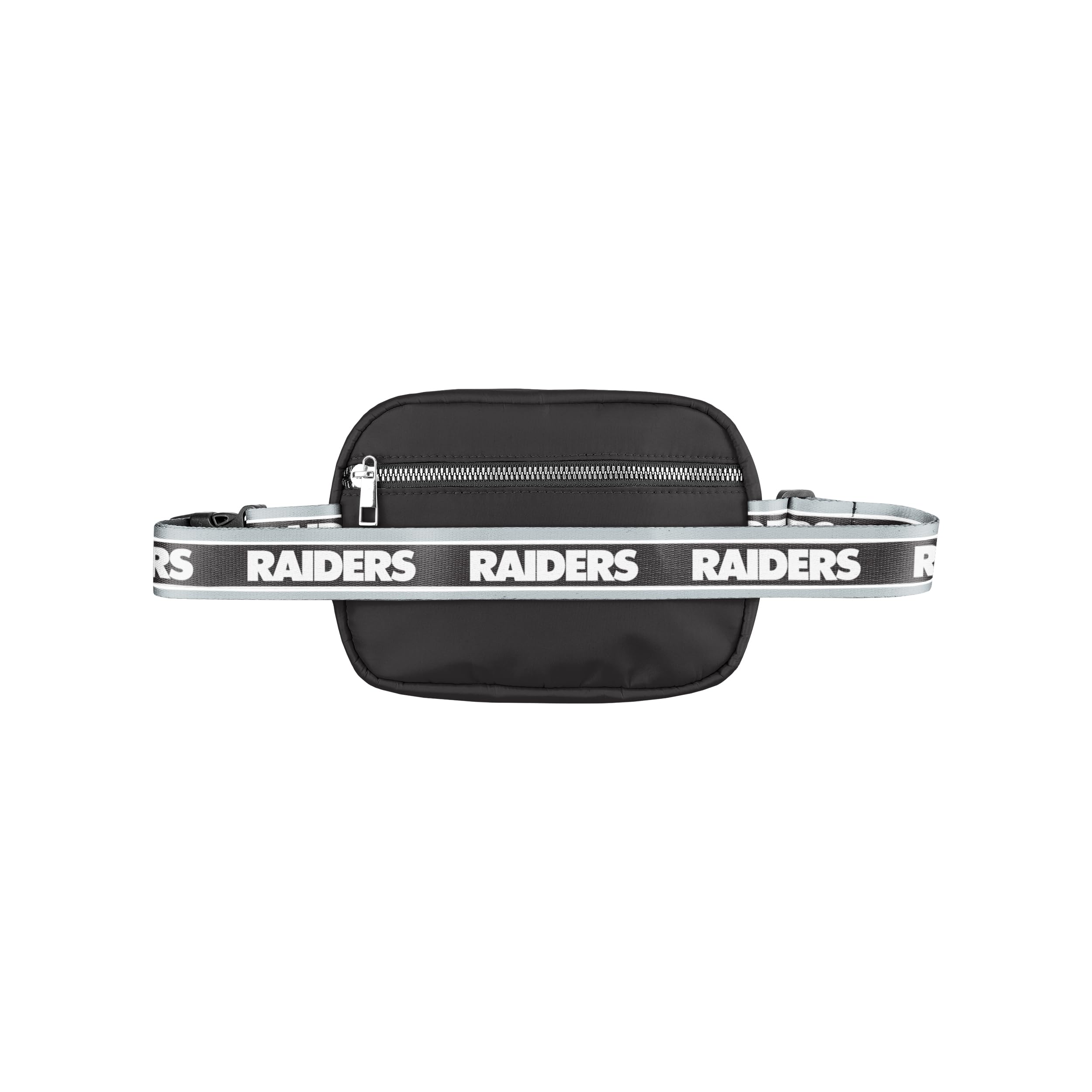 FOCO Las Vegas Raiders NFL Team Wordmark Crossbody Belt Bag