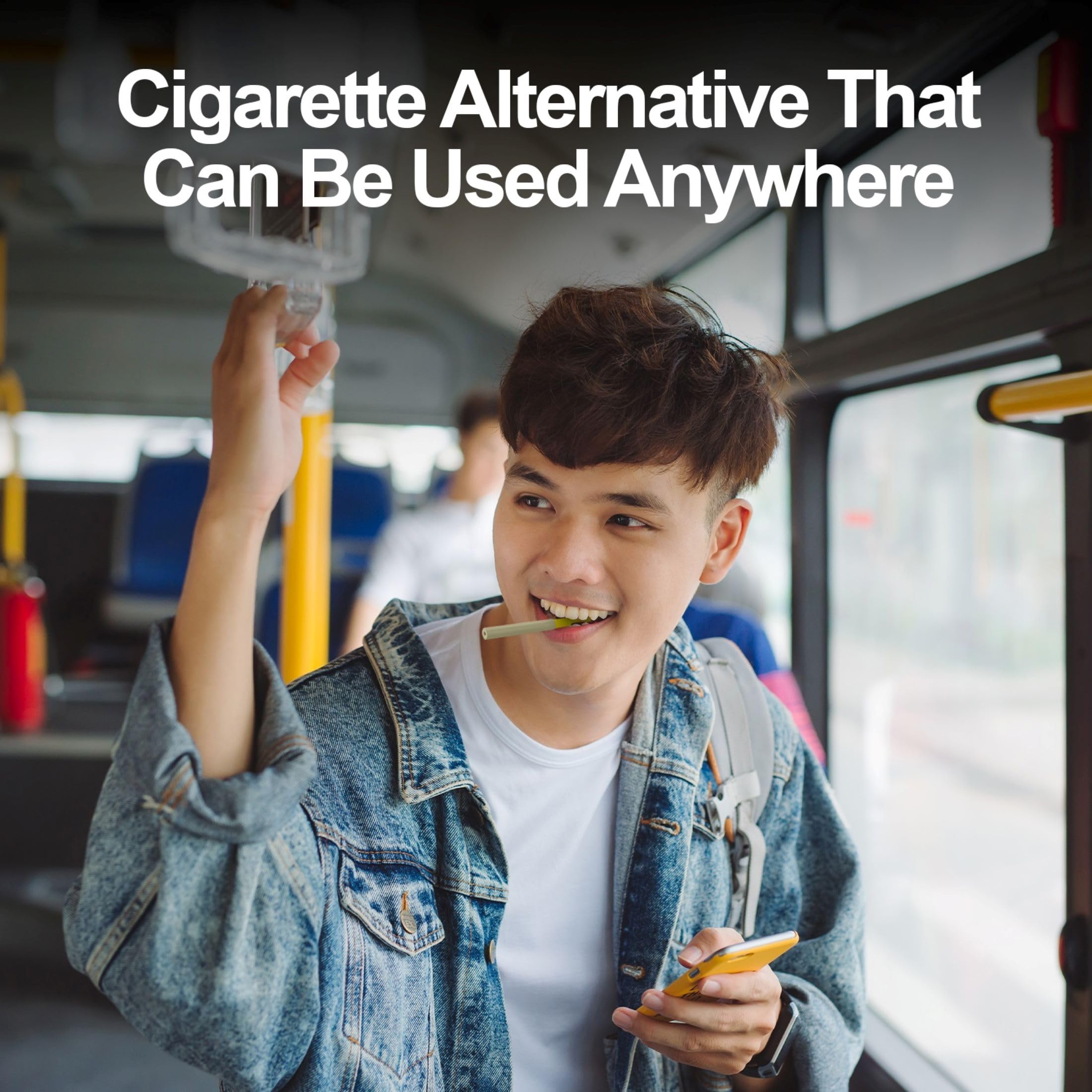 Craving Relief Inhaler - Natural Quit Smoking Substitute, Nicotine & Tobacco-Free, Cigtrus' Non-Electric Solution (ICY Peppermint)