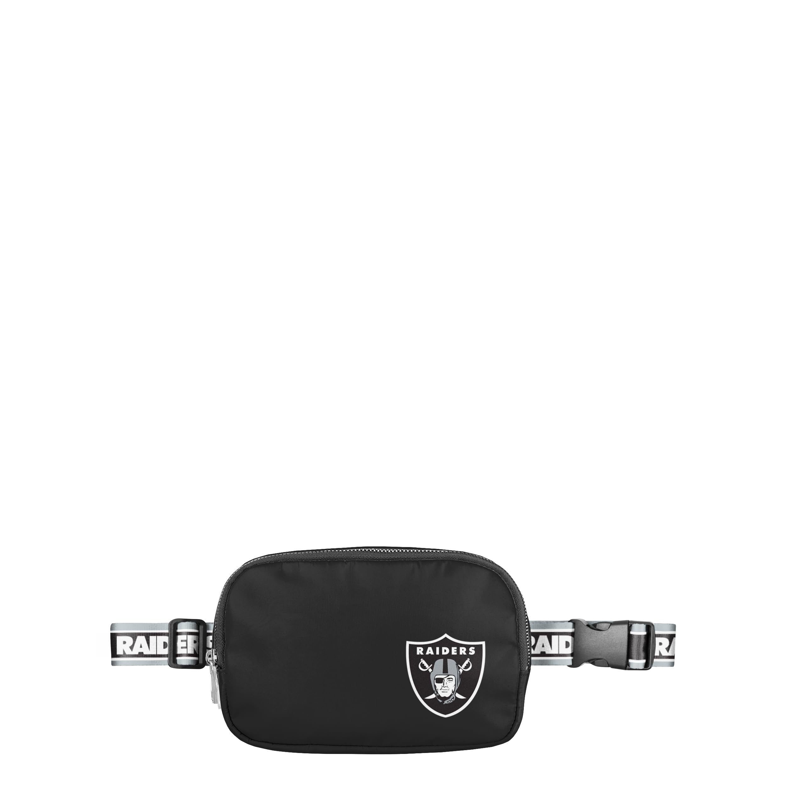 FOCO Las Vegas Raiders NFL Team Wordmark Crossbody Belt Bag